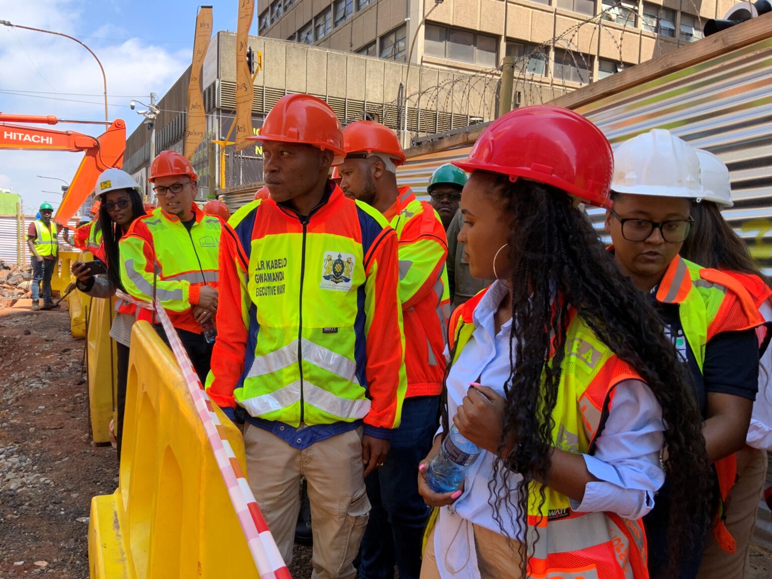 City of Johannesburg Executive Mayor Kabelo Gwamanda and MMC Kenny Kunene Launch Project to ...